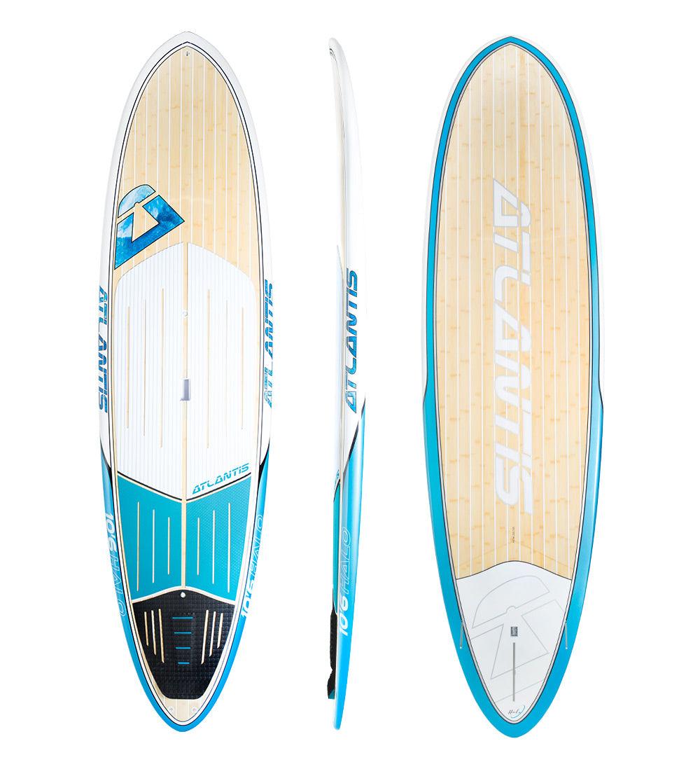 Halo Blue Bamboo Standup Paddleboard — The Boating Emporium