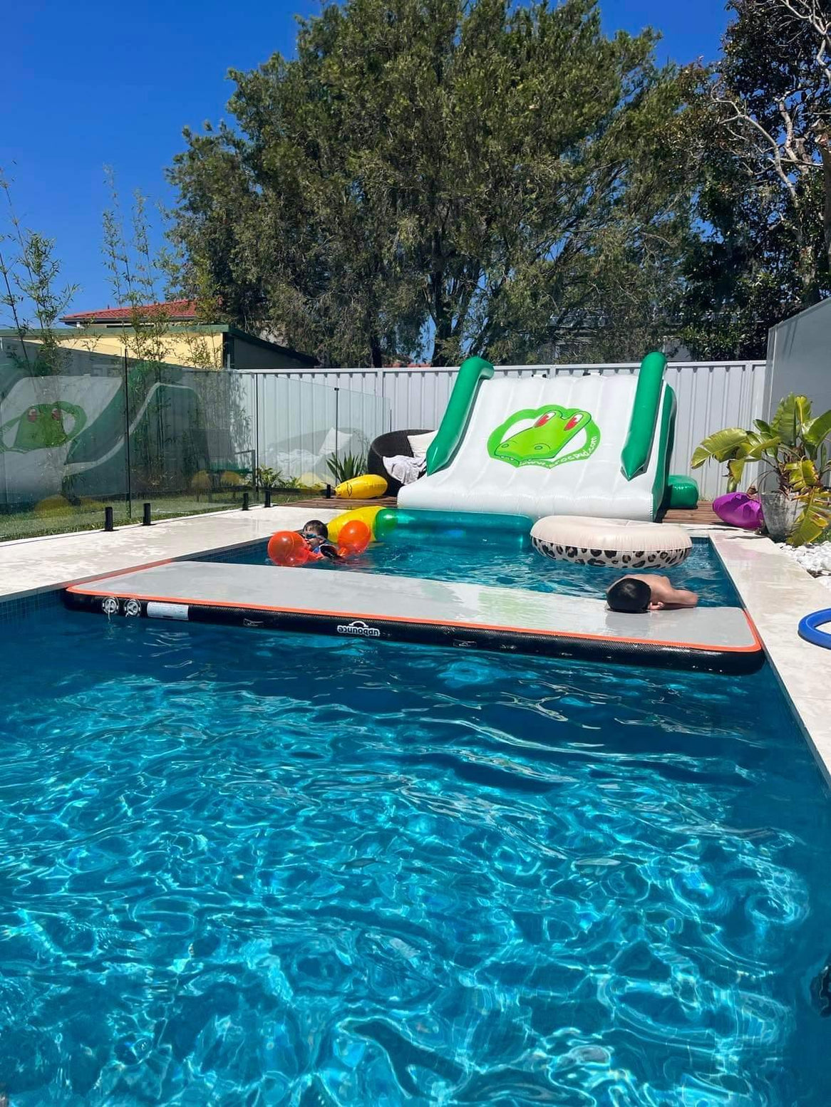 Crocpad Megalo 3M Inflatable Water Pool Slide — The Boating Emporium