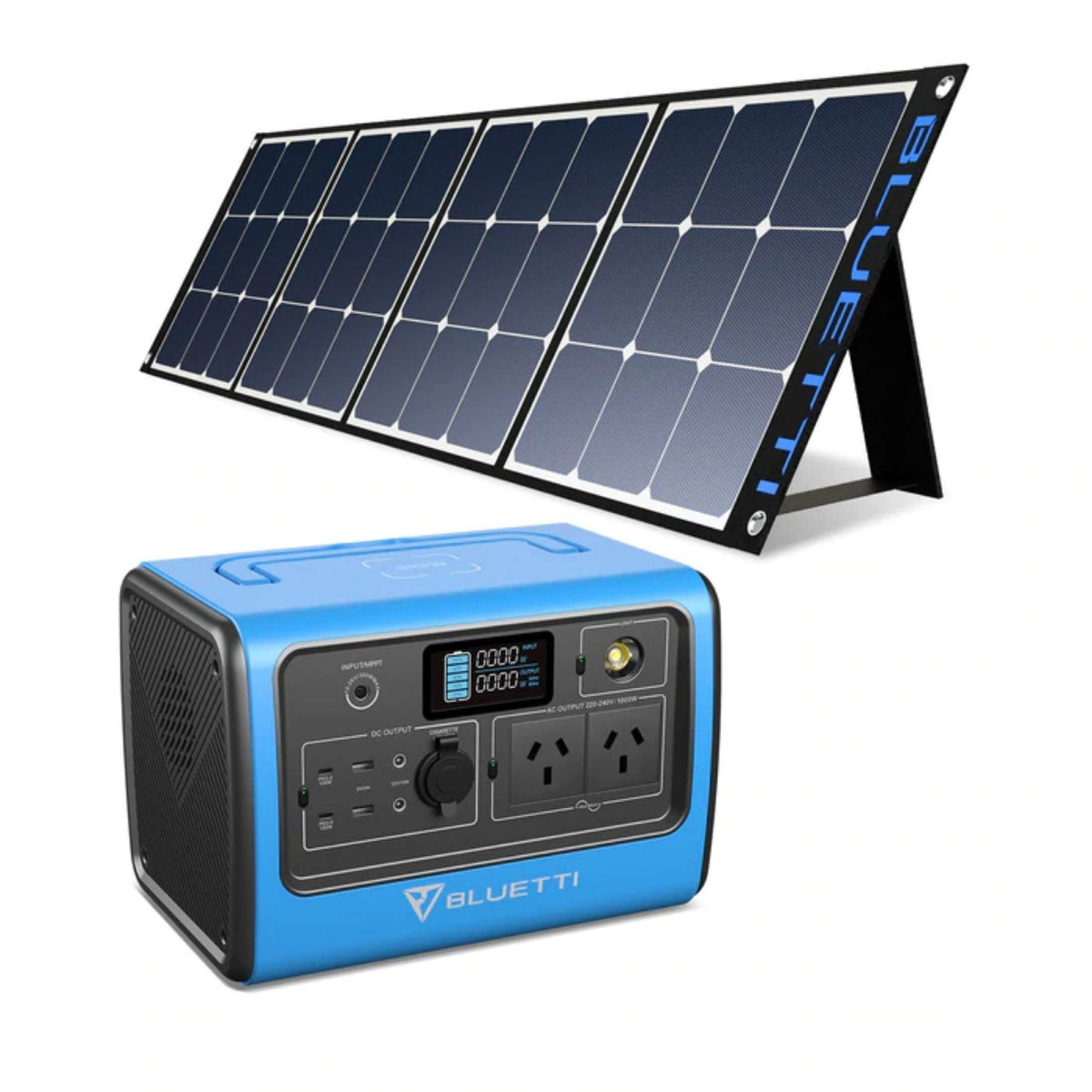 Bluetti EB70 Power Station with Solar Panel — The Boating Emporium